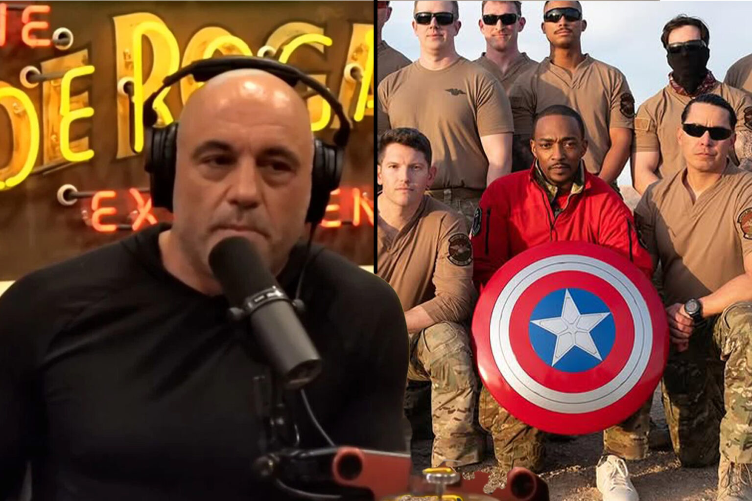 Joe Rogan and friends are disappointed in Anthony Mackie's comments ...