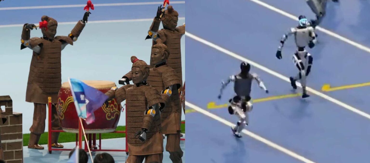 Beijing hosted a 100-meter race at the World Humanoid Robot Games